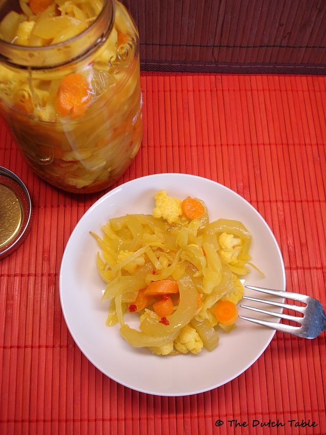 The Dutch Table: Atjar Tjampoer