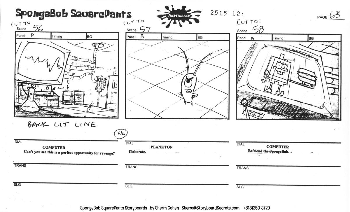 Sherm Cohen Storyboard Artist: SpongeBob Storyboards: The FUN Show