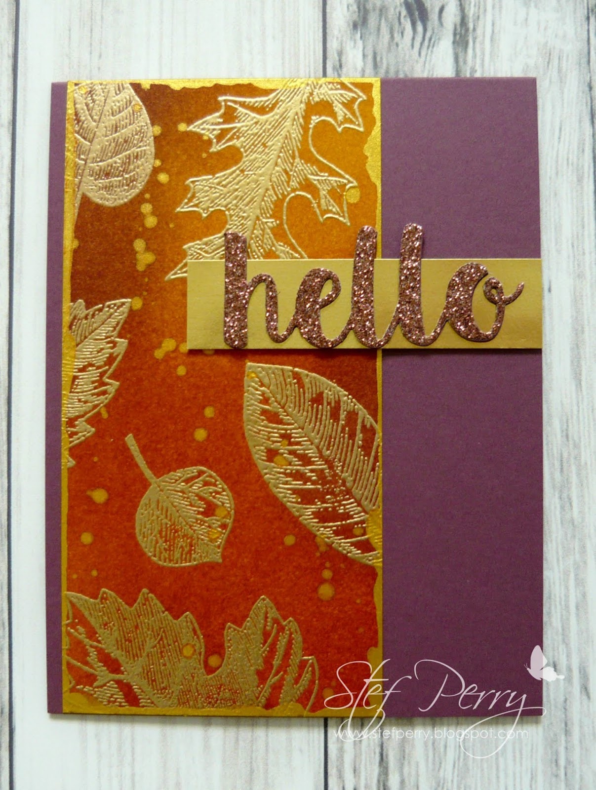 Perry Papercrafts: Hello and a Color Challenge Contest!