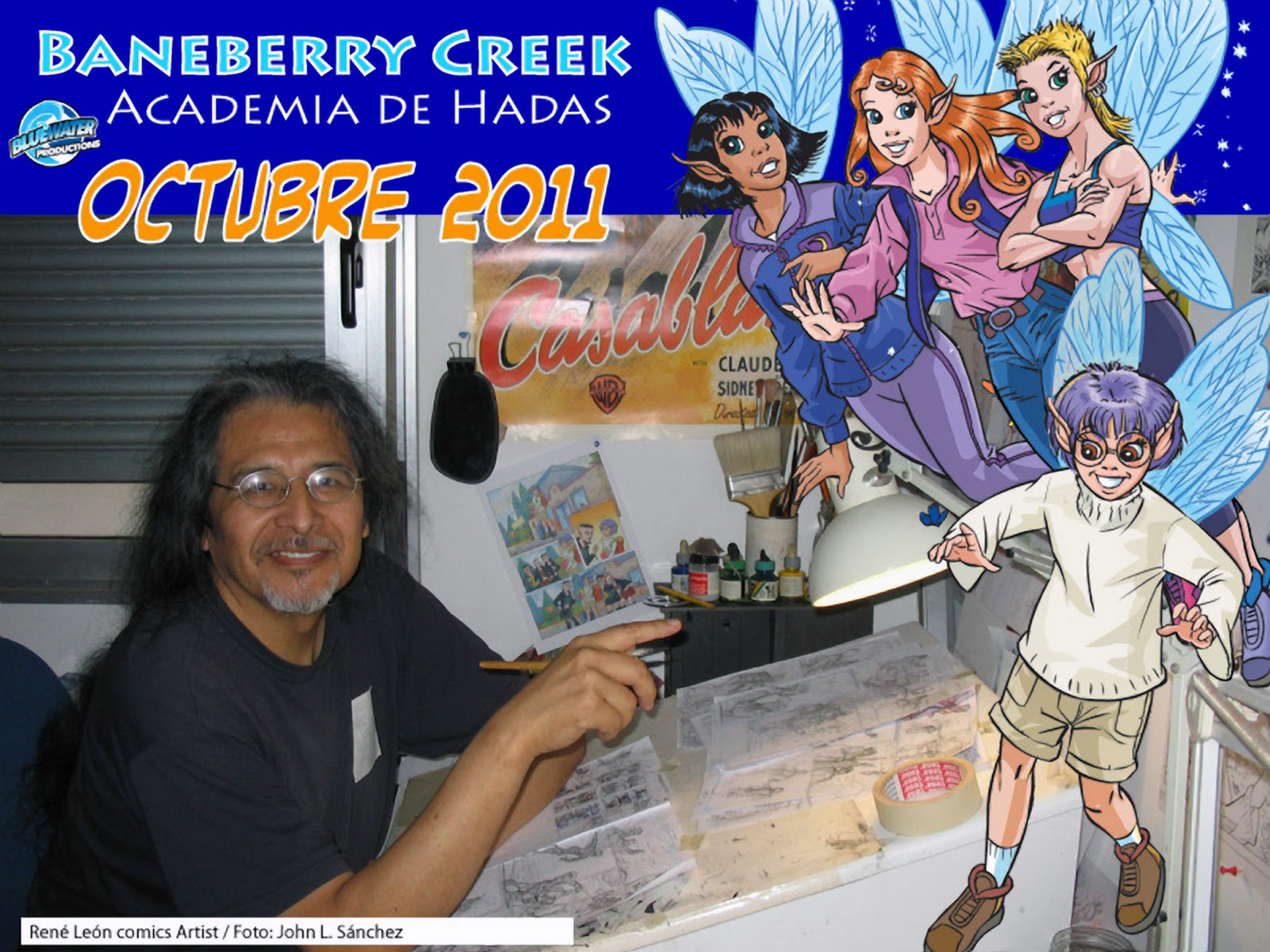 MUNDO COMICS: RENÉ LEÓN, UN DIBUJANTE CON MUCHO EMPUJE...