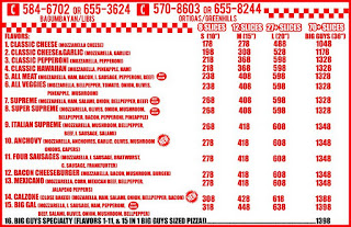 Lafang Adventures: Going gaga over 36-inches pizza, THE BIG GUYS WAY