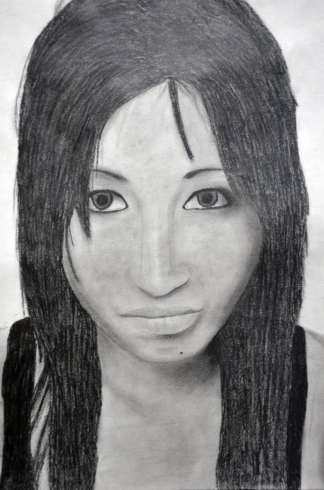 Student Art: Graphite Self Portraits