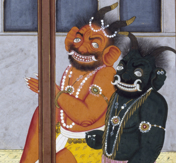 Indian Epics: Images and PDE Epics: Image: Sambara and the Fishermen