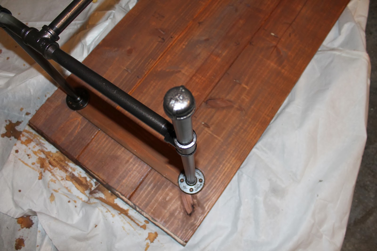 Sweet, Southern, and Sophisticated: DIY Rustic Pipe Desk