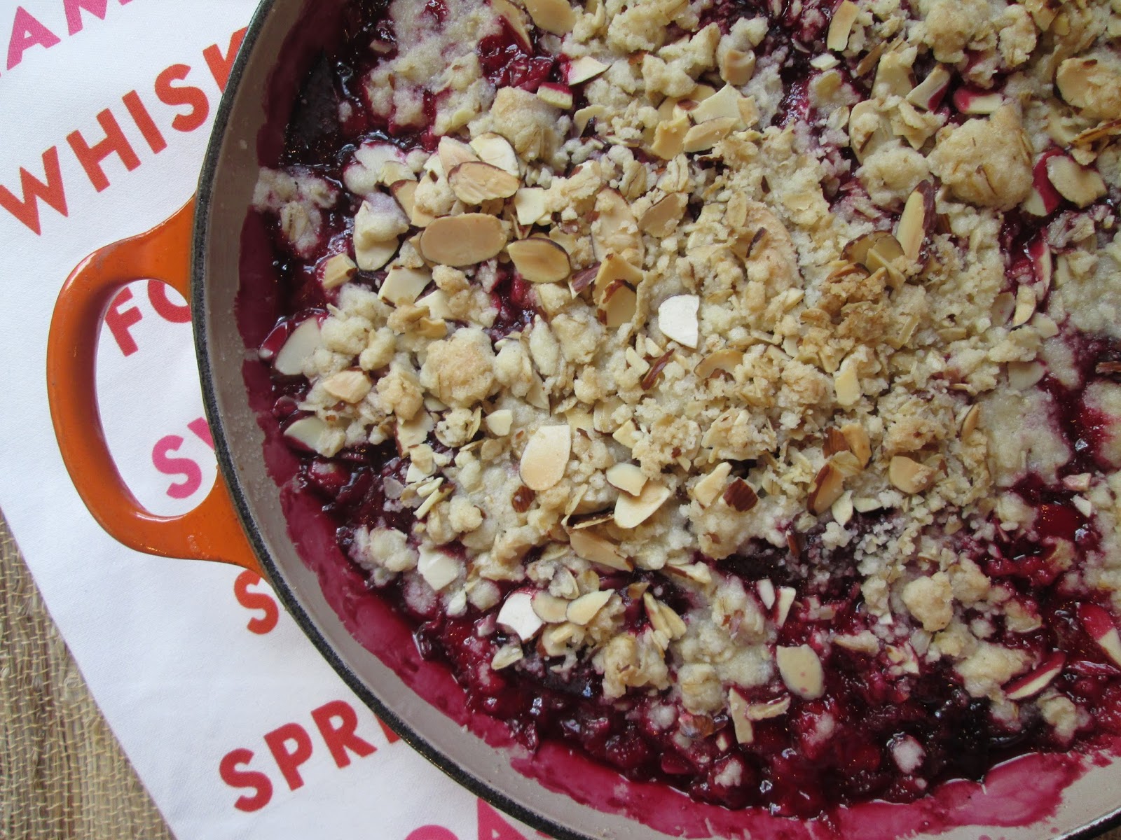 Stirring the Pot: Plum & Cinnamon Crumble