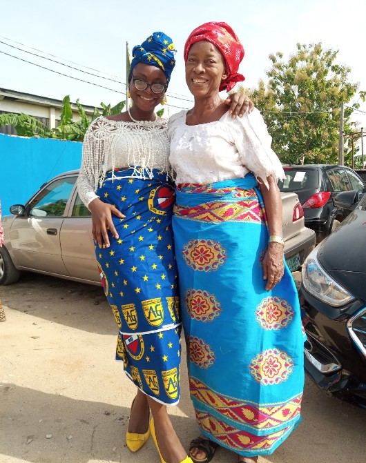 What I Wore: Double Wrapper For The First Time As A Wife