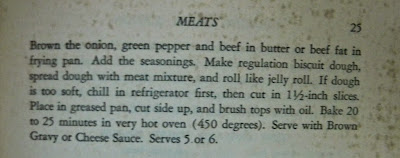 Ration Recipe: Beef Biscuit Roll
