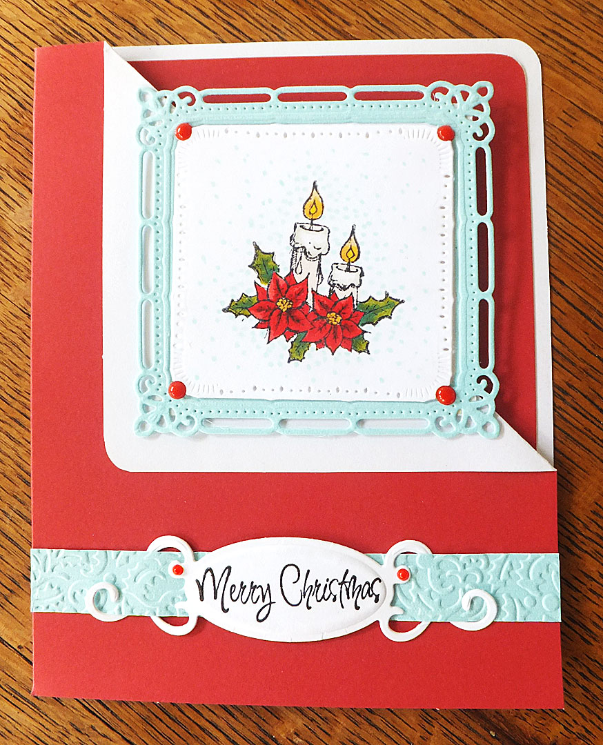 Paper Panacea: Corner fold Christmas cards...