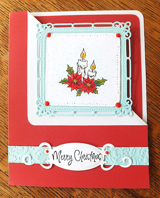 Paper Panacea: Corner fold Christmas cards...