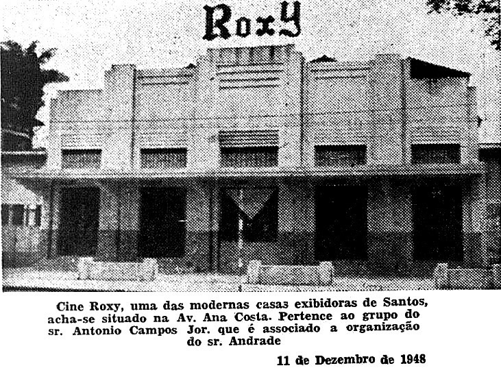 SALAS DE CINEMA DE SÃO PAULO: Roxy (Santos - SP)