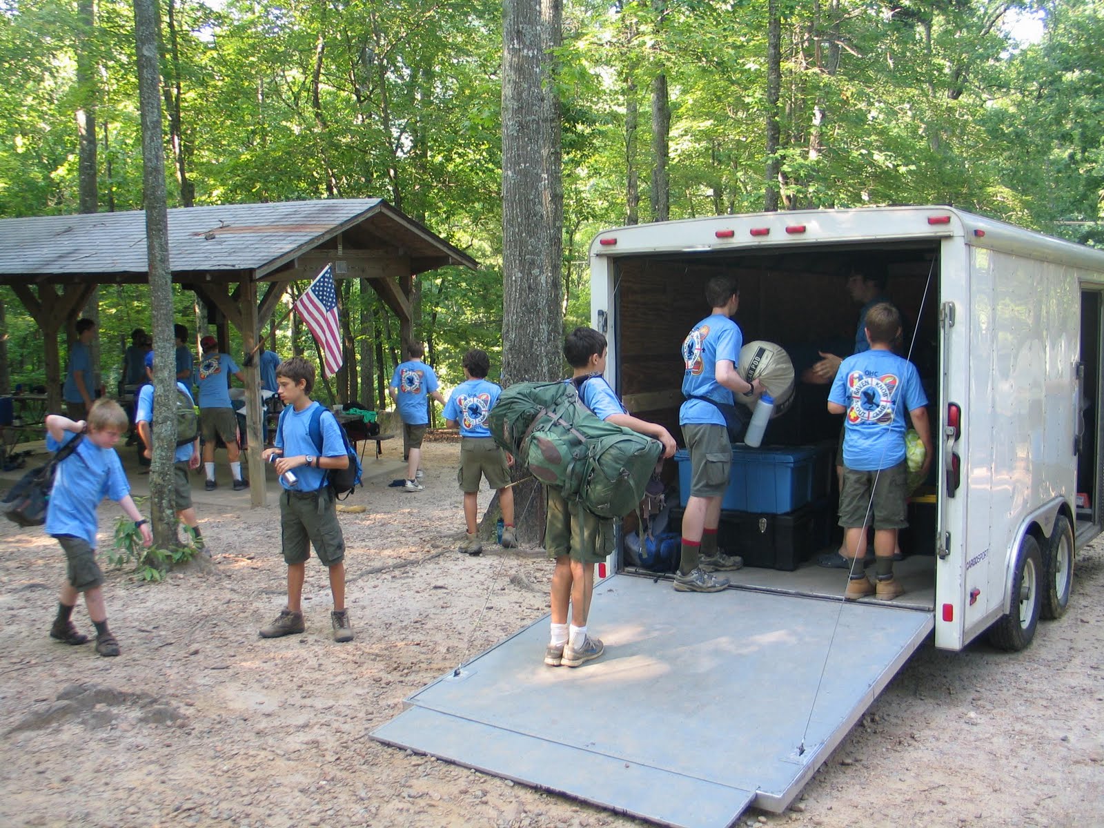 Troop 451 at Camp Raven Knob 2011