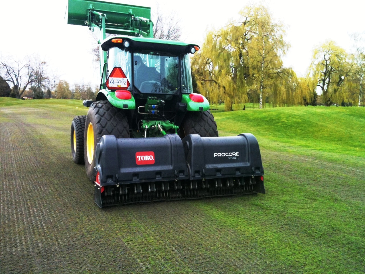 Quilchena Golf Club Turf Care: The weather is gloomy, but aeration will ...