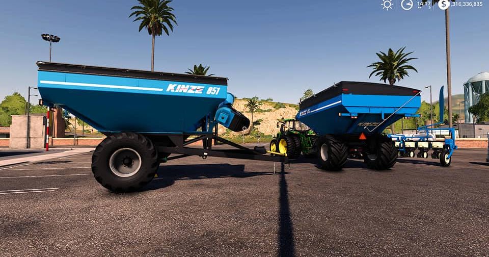 FS19 Kinze Carts more realistic - FS 19 & 22 USA Mods Collection