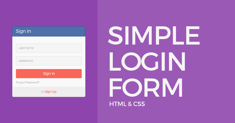 tamitami: Cara Membuat Form Login dengan HTML dan CSS