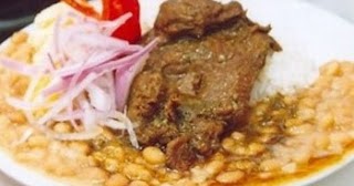 FREJOLES CON SECO DE CARNE A LA NORTEÑA