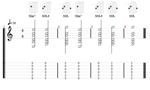 Guitarra y Sonido: 000066_000 Leccion de Guitarra: acorde Sol