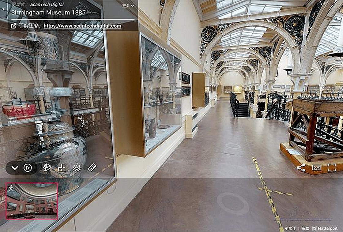 Explore the World's Museums 網站，透過地圖參觀世界上知名的虛擬博物館