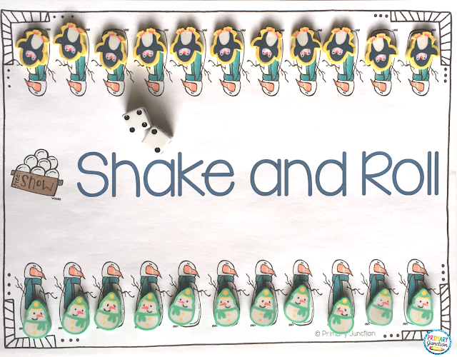Shake and Roll Addition Fact Fluency Games | Primary Junction