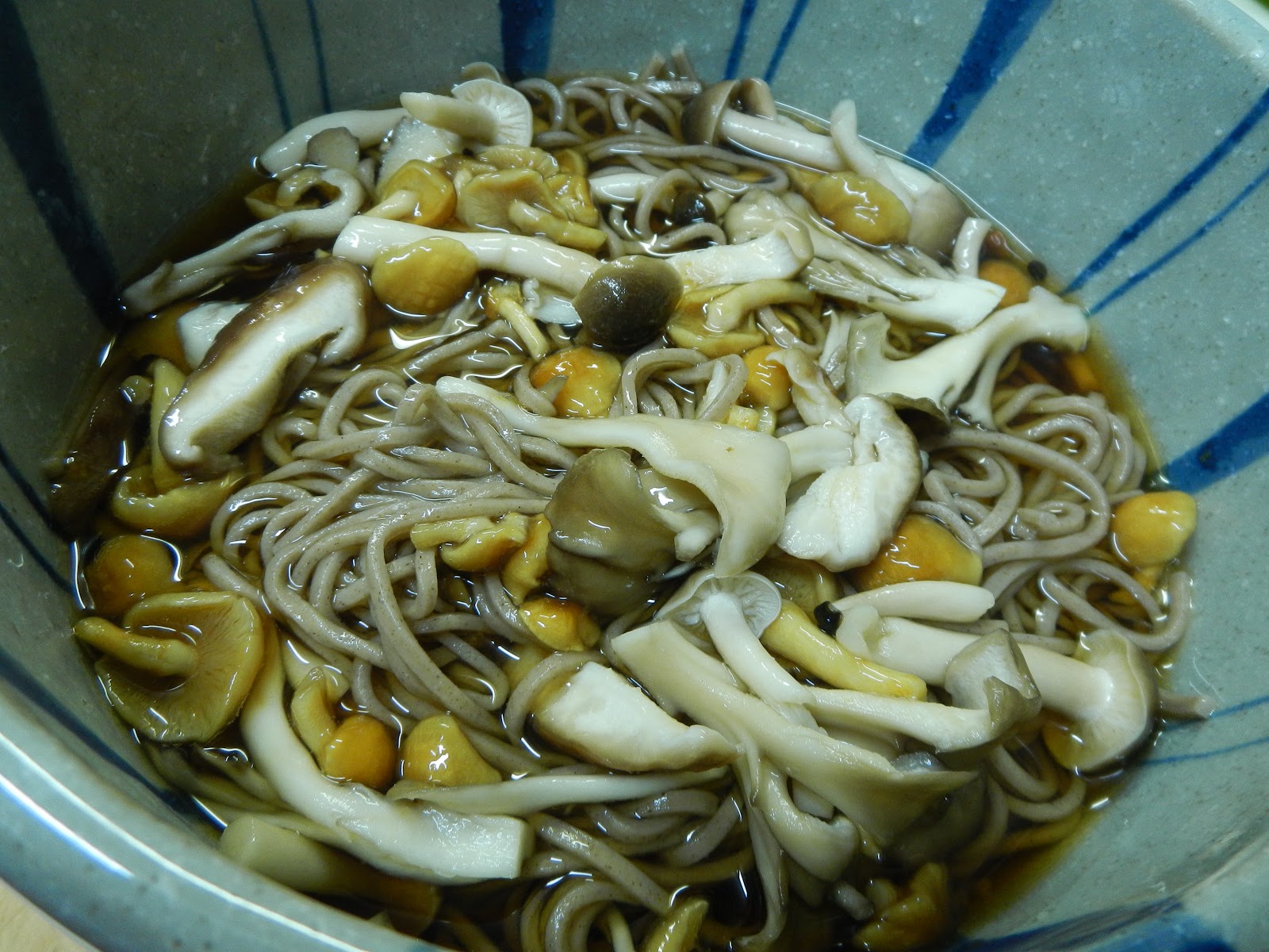 Japanese Cuisine - Cooking Japanese Food at Home: Kinoko Mushroom Soba ...