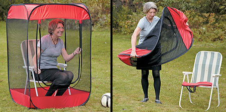 Personal Anti-Mosquito Tent - everything is in order