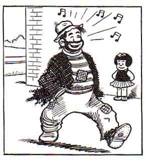 Mike Lynch Cartoons: Silent Penultimate NANCY Panels by Ernie Bushmiller