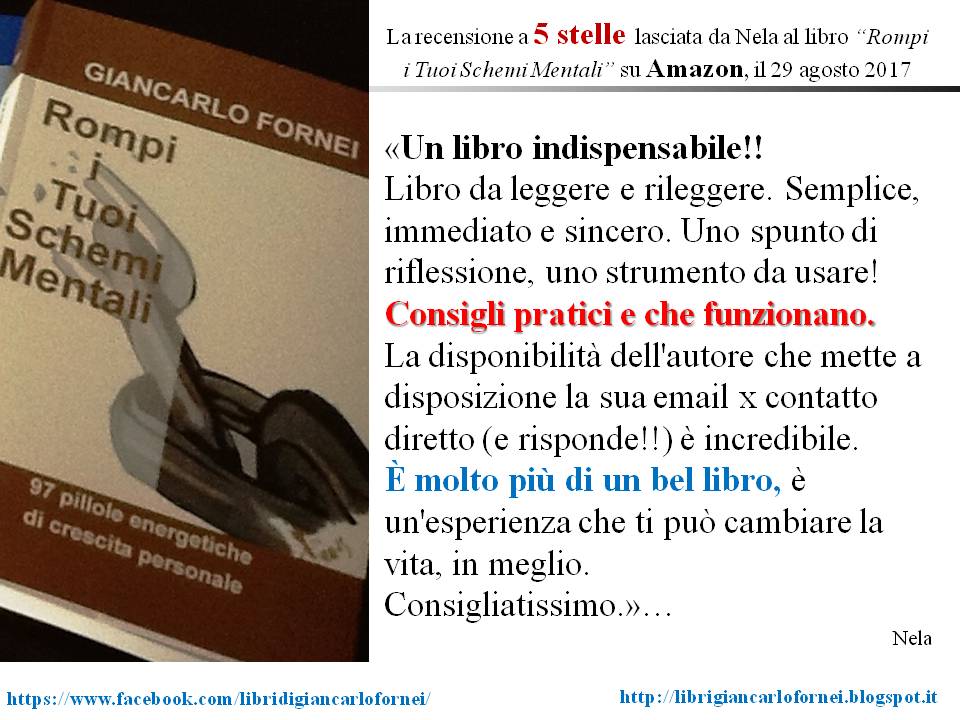 "Un libro indispensabile!": la recensione a cinque stelle su Amazon di ...