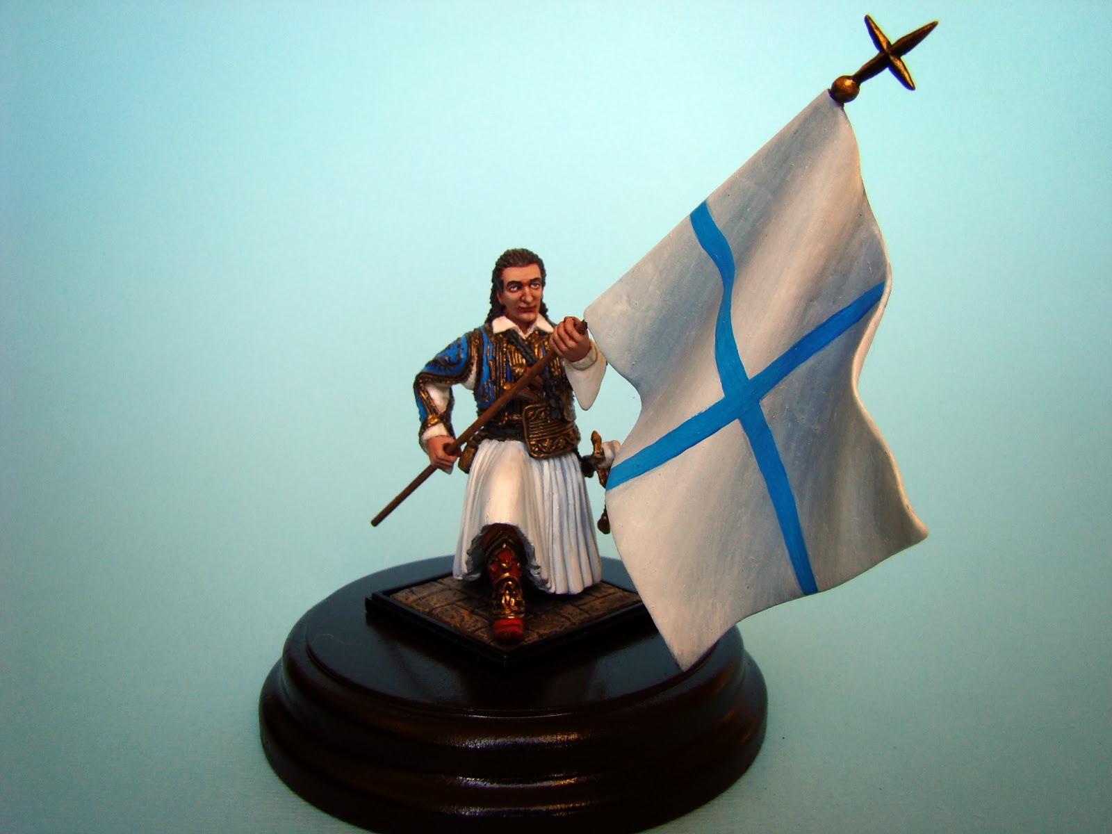 MY mini WORLD: 227. GREEK REVOLUTION 1821 – GREEK WARRIOR (KIT ...