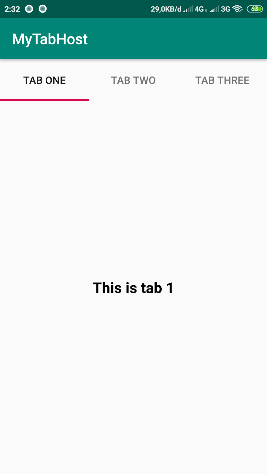 Membuat TabHost di Android Studio - Simple Projects