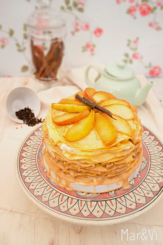 Mar&Vi Blog: Oggi cucino io: Torta di crepes con crema di ricotta e ...