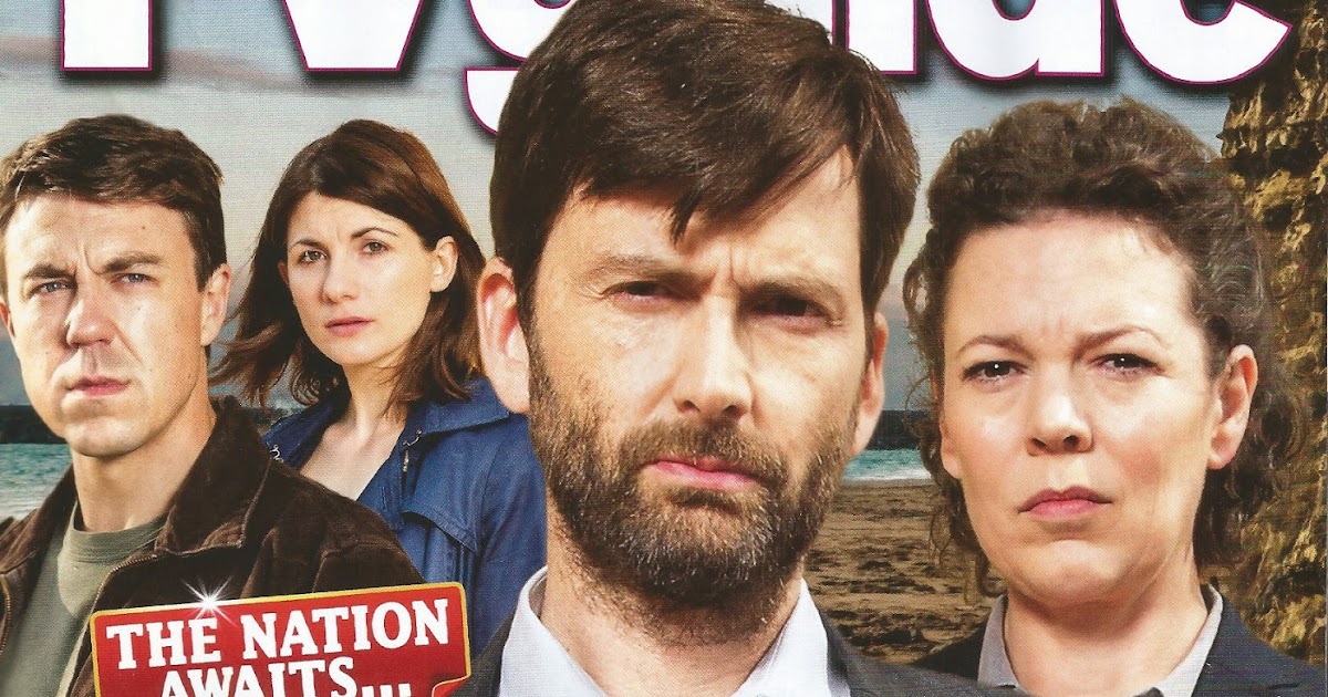 BROADCHURCH: David Tennant In TV Listings Magazines