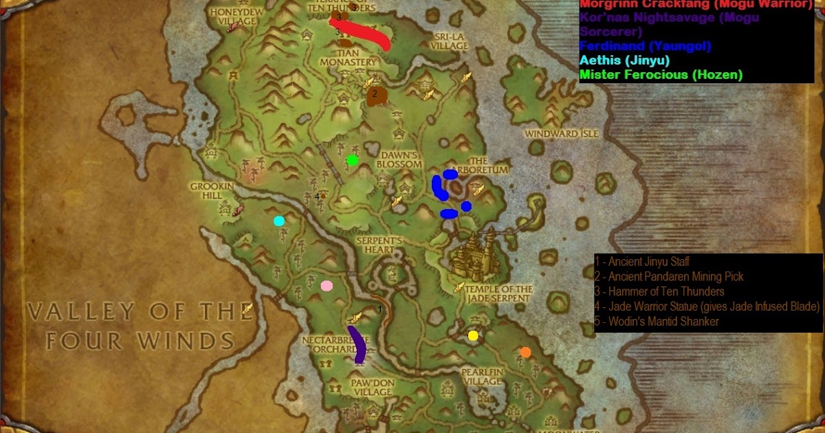 Rare hunters Map - Jade Forest
