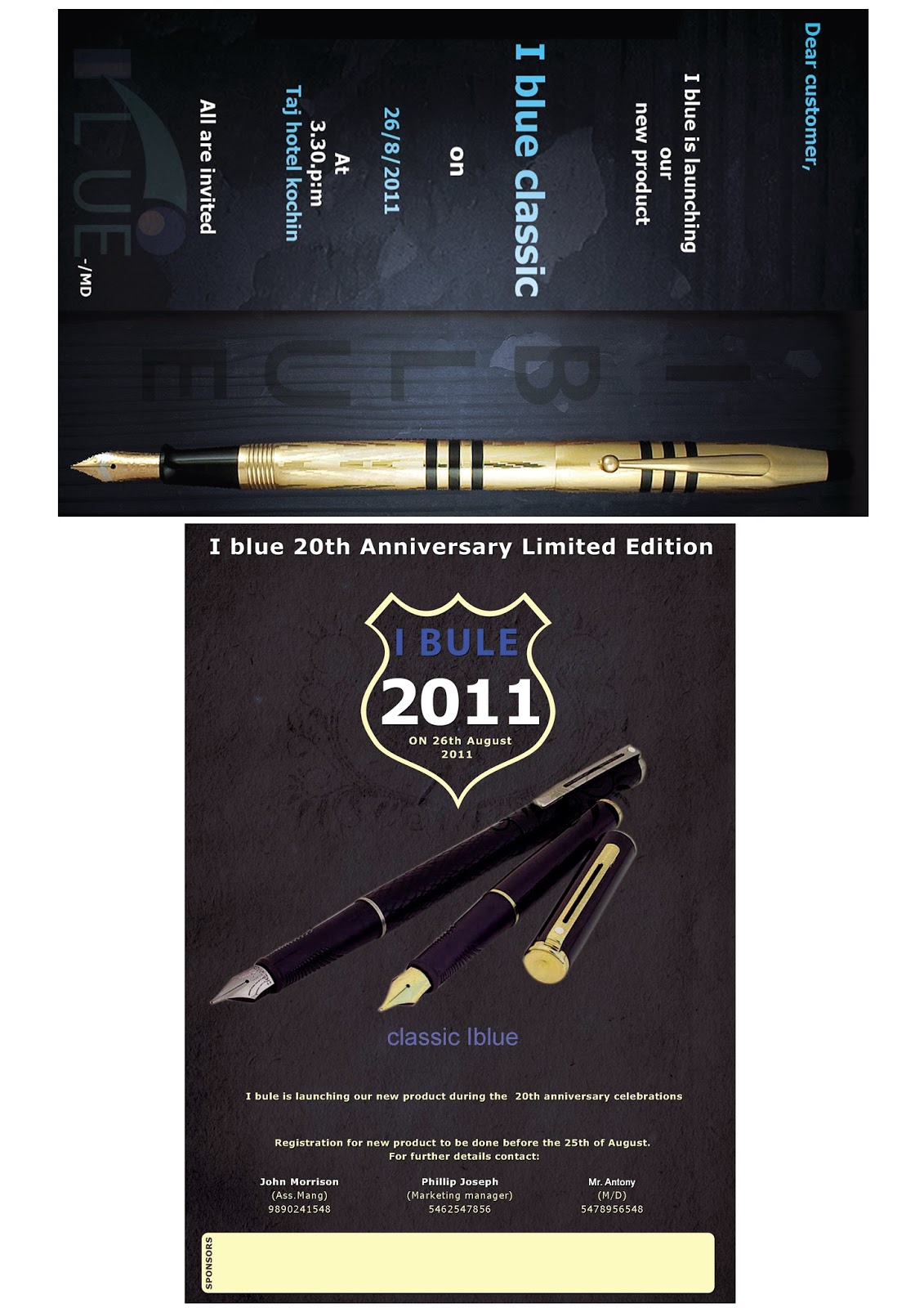 Sane Antony Thomas: Designing Work-Invitation Card&Poster