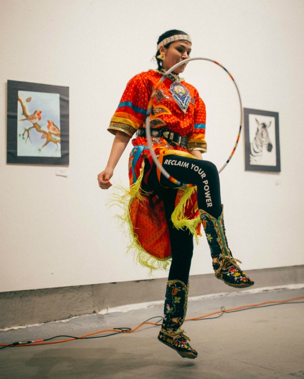 White Wolf : Anishinaabe Hoop dancer Shanley Spence vying for Miss ...