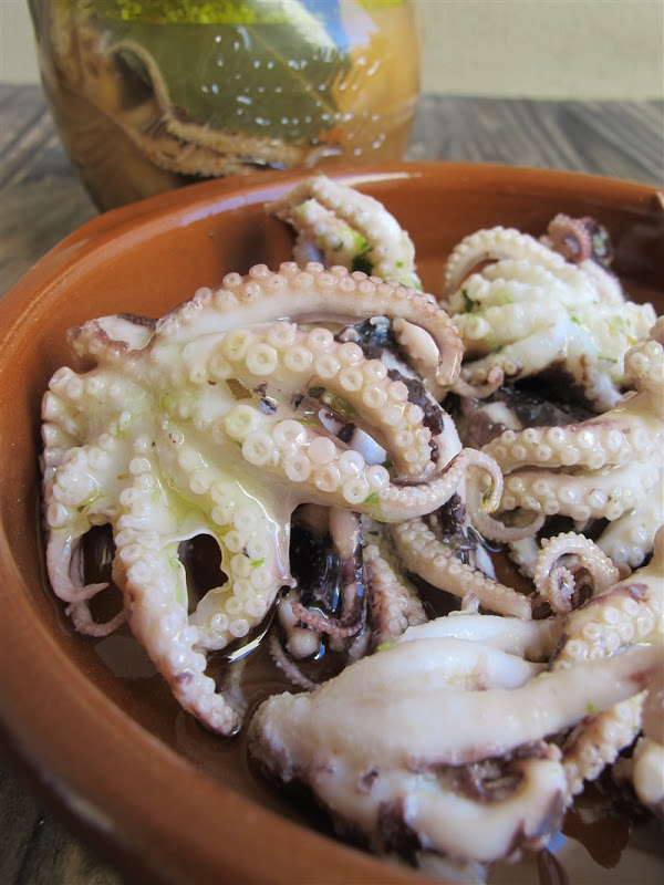 Morsels and Musings: oktapodi toursi (greek-style pickled octopus)
