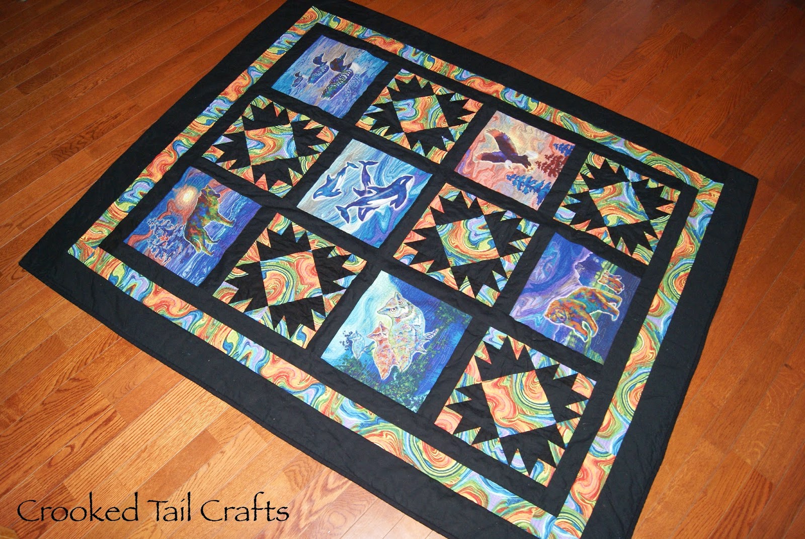 Crooked Tail Crafts: Alaskan Lights Quilt