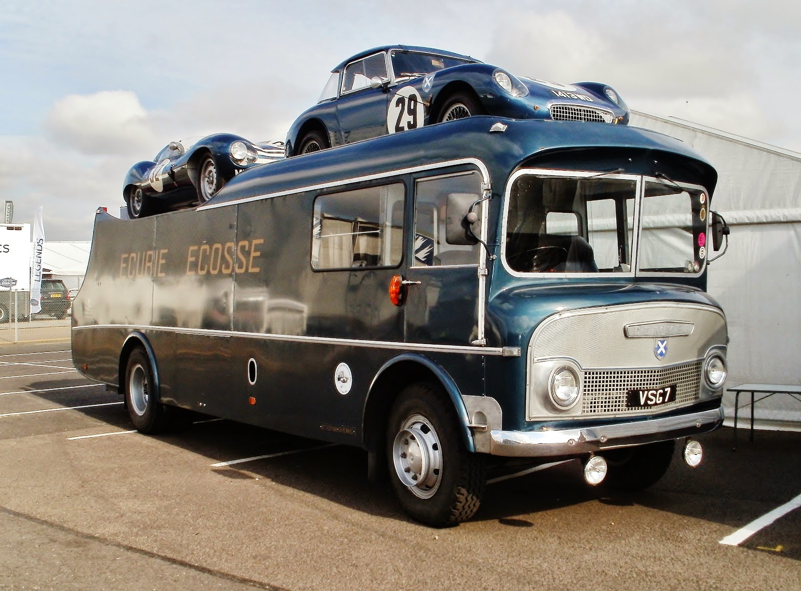 Ferraris and Other Things: Ecurie Ecosse Transporter