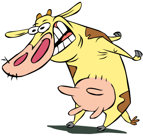 A Vaca e o Frango - Cia dos Gifs