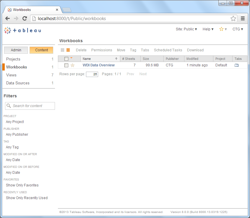 Tableau Friction: Tableau Server 8 First Blush - A Much Improved UI ...