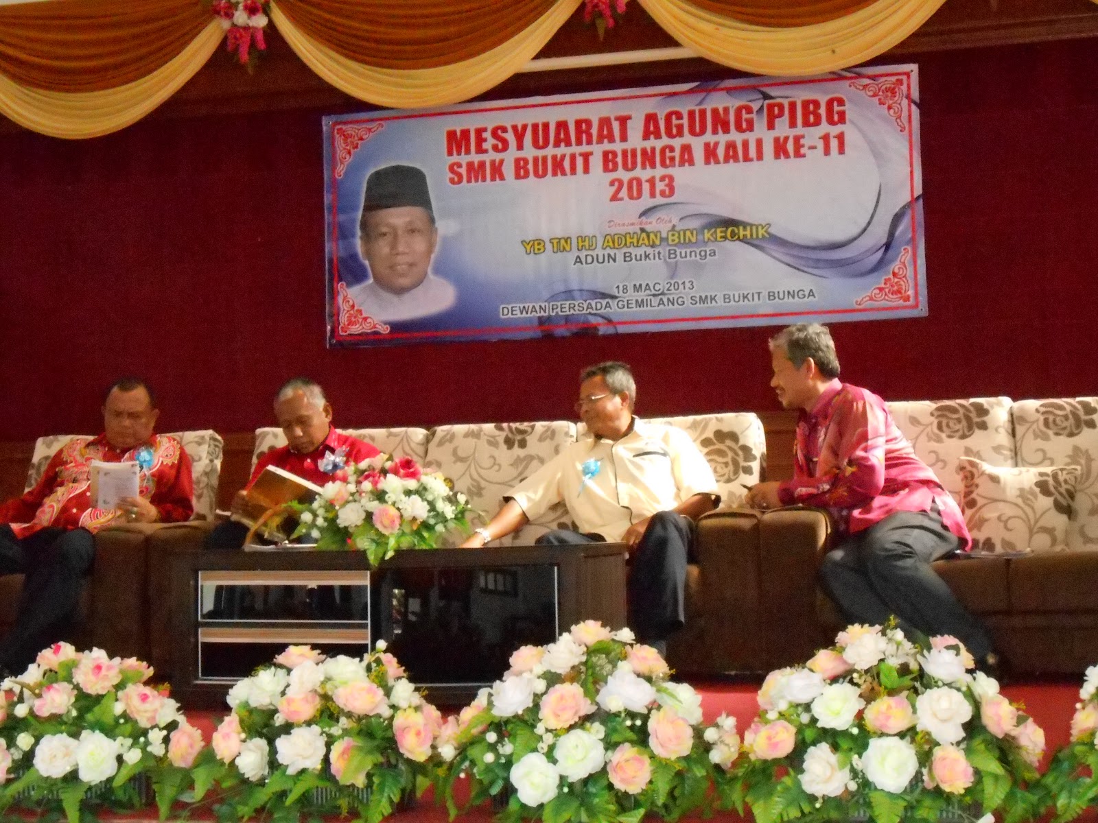 PANORAMA SMK BUKIT BUNGA: MESYUARAT AGUNG PIBG SMK BUKIT BUNGA KALI KE-11