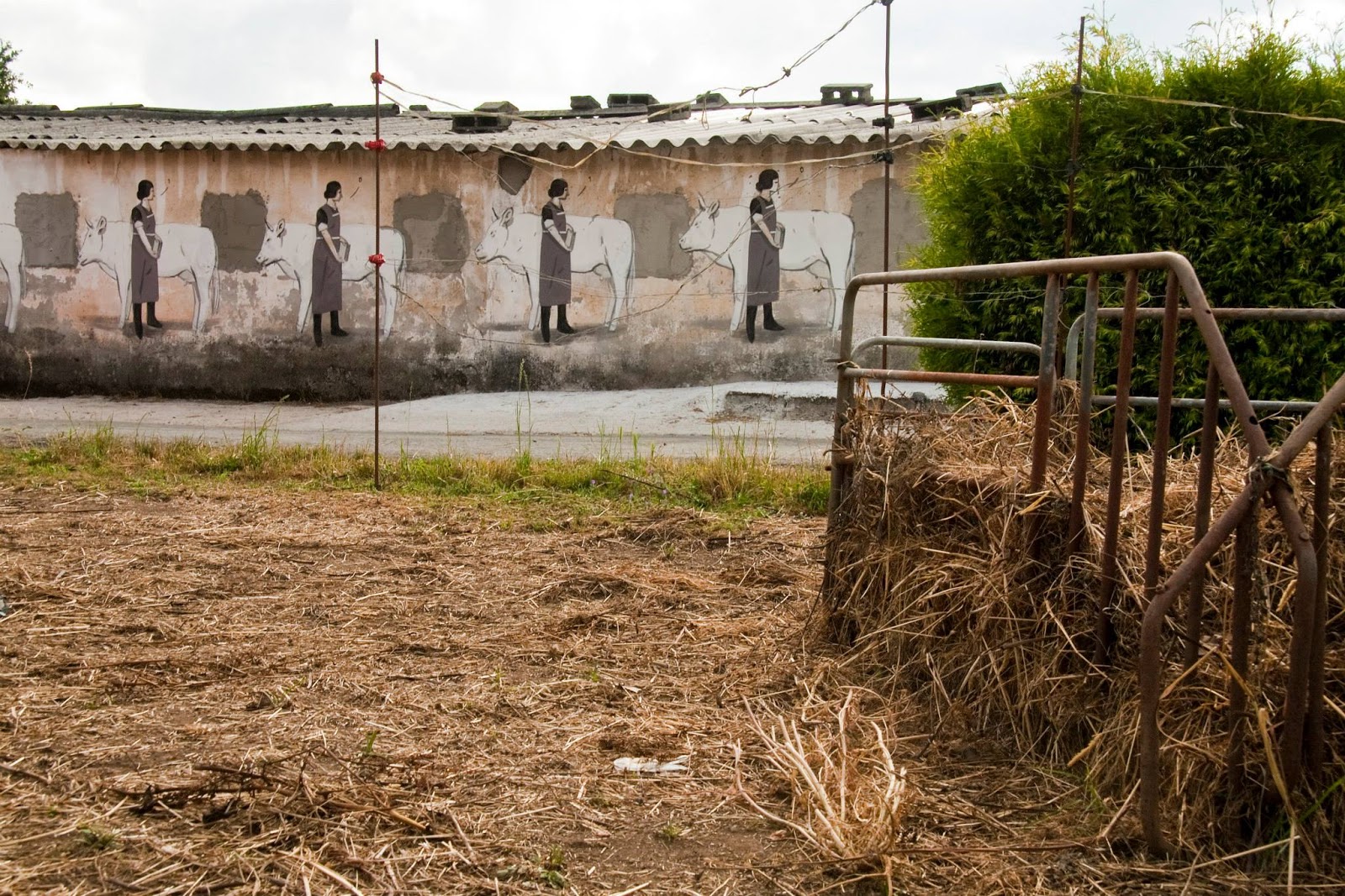 Escif New Murals In Ordes, Spain – StreetArtNews