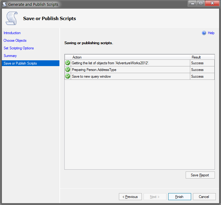 SCRIPTS DE CREACION DE TABLAS Y DATOS. ~ SQL SERVER