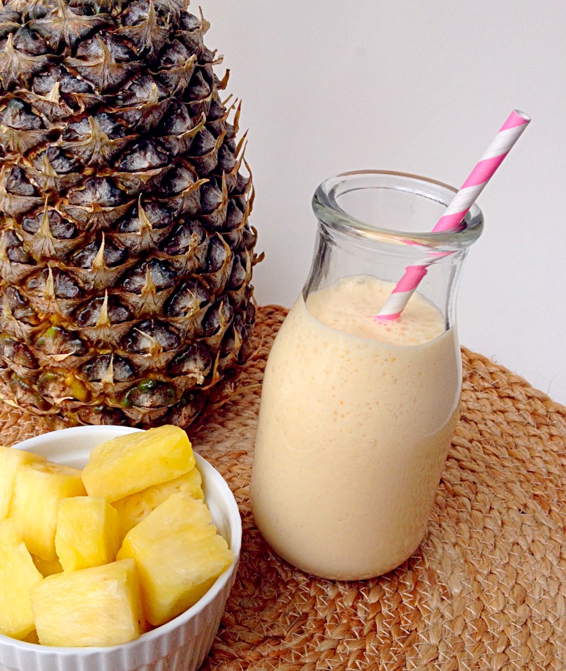 Simple & Sweet: Peach-Pineapple Smoothie