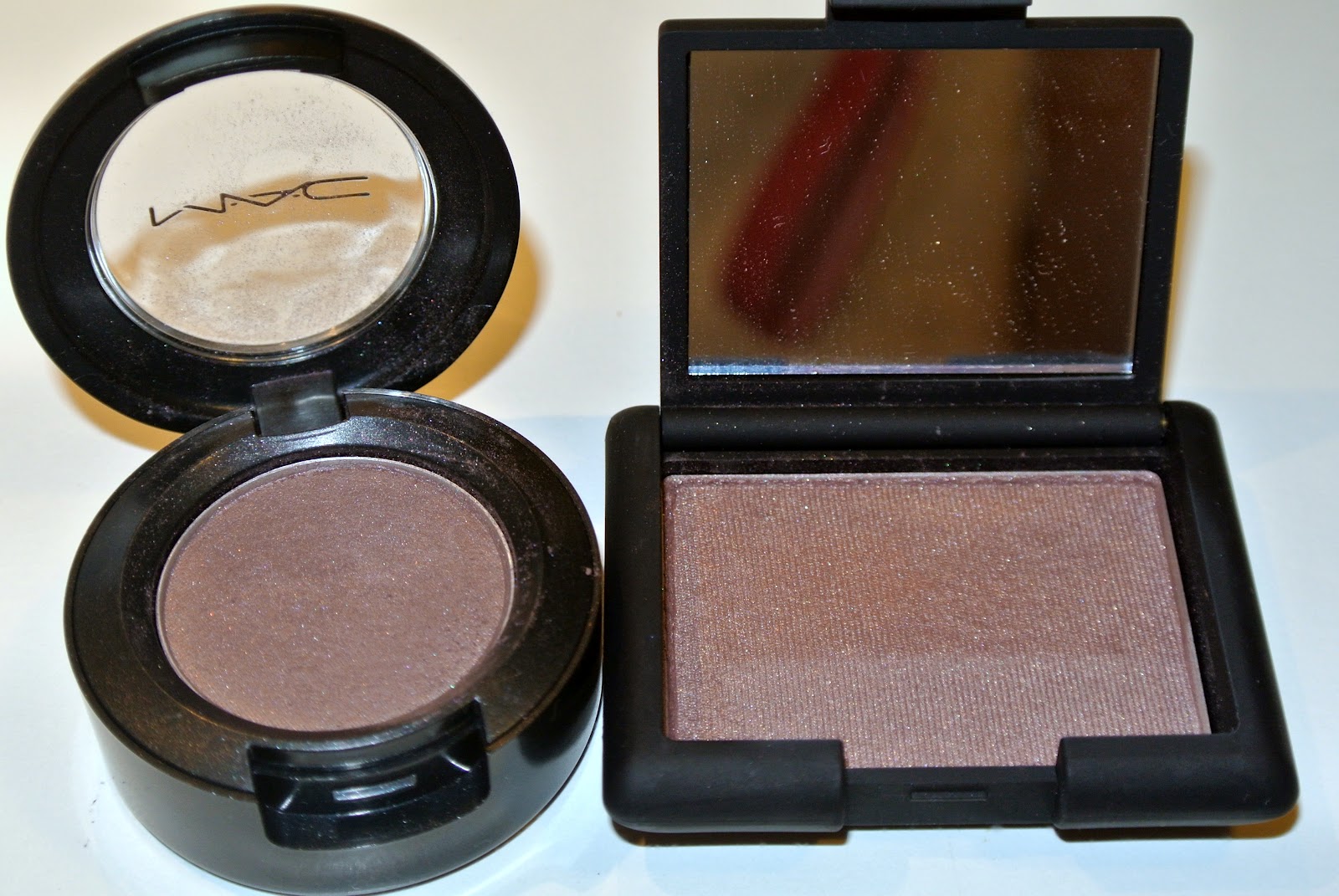 Gray-Purple Eyeshadows!!! MAC Shale vs. NARS Ondine | #beautyshelfie