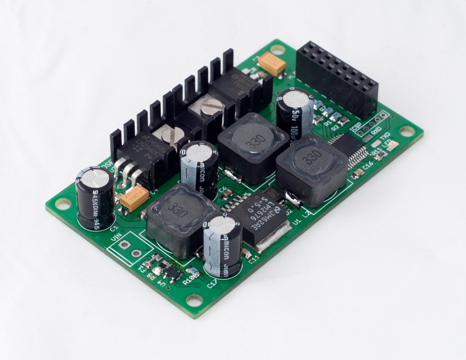 Edge of Space 2: Professional PSU-boards and finished motherboard