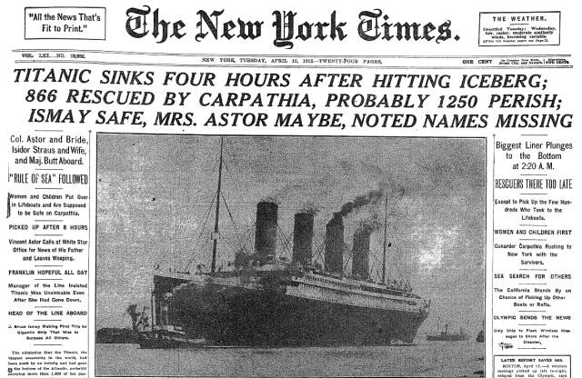 The name of the ship was Titanic.
