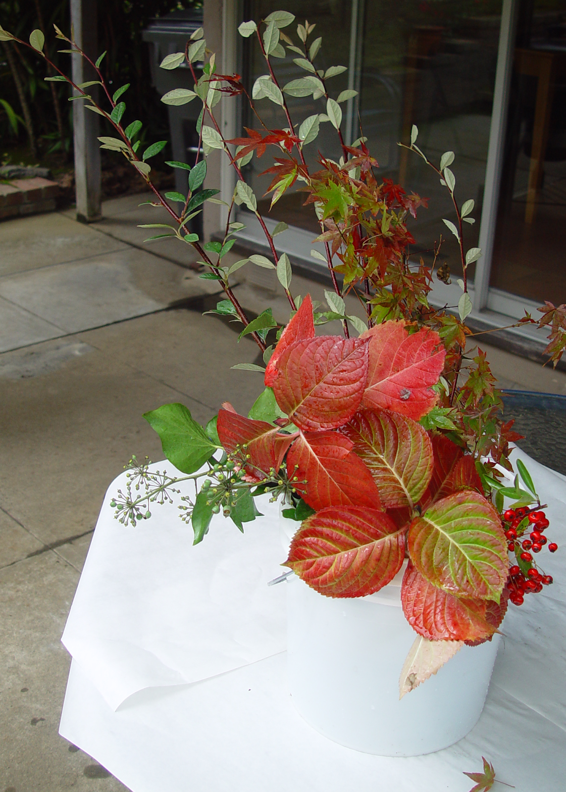 Eden By The Bay: Fall Foliage Arrangements