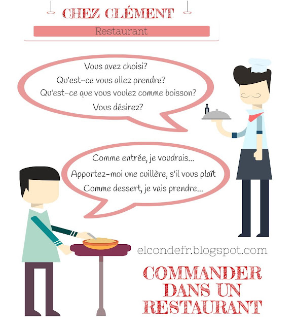 El Conde. fr: Commander au restaurant