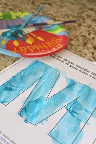 Monster Letter M Preschool Craft | School Time Snippets