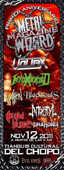 CAMINOS DE ACERO: ANIVERSARIO DE METAL WIZARD MAGAZINE