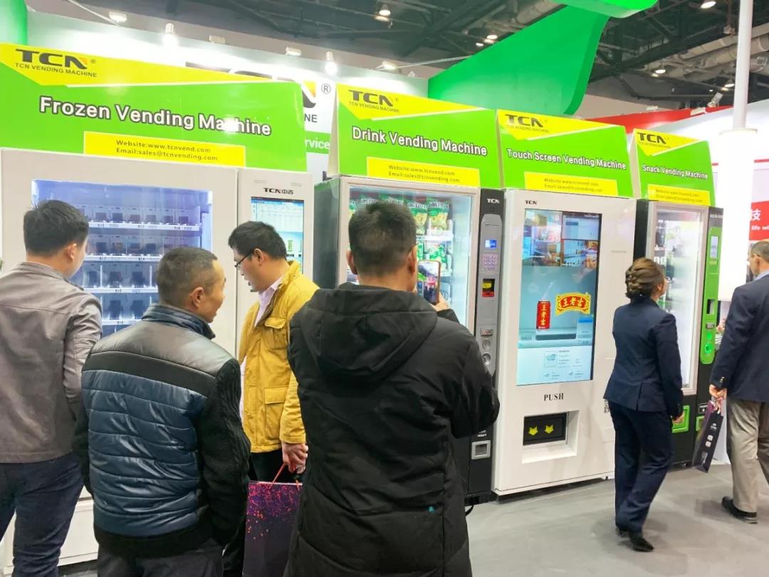 Demonstrate the Chinese vending machine style, TCN debut at ANUFOOD China